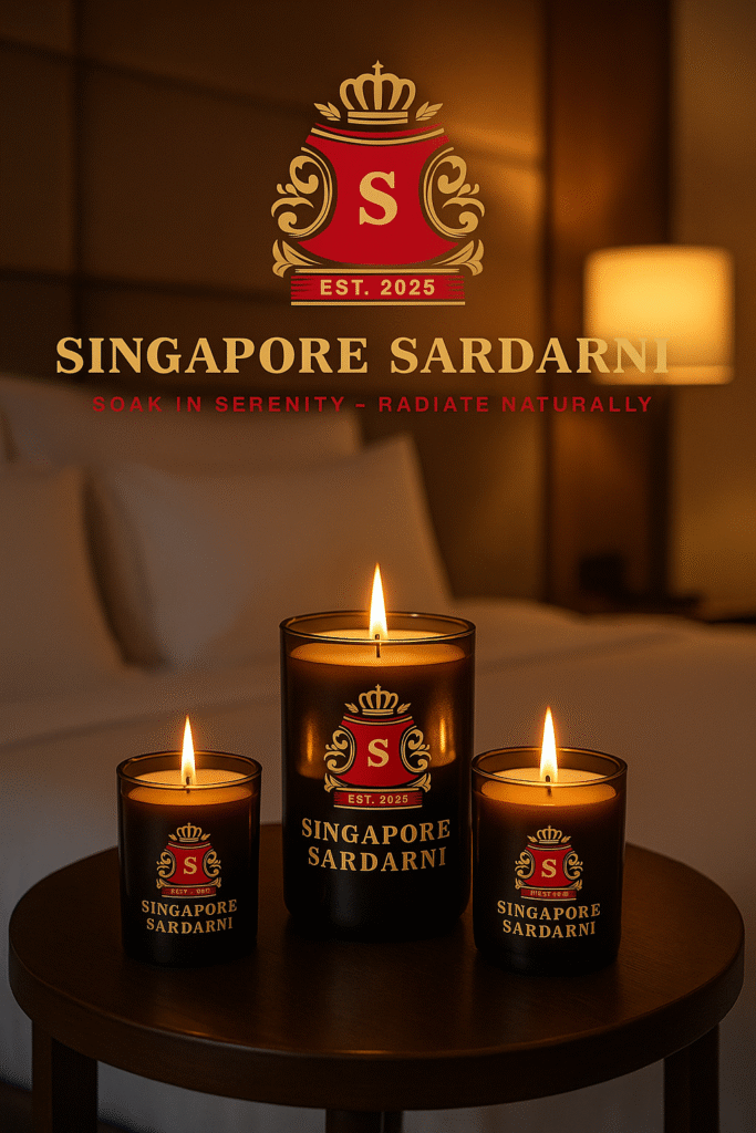 Woody Blend Candle - Singapore Sardarni
